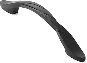 Cauldham 10 Pack Solid Braided Kitchen Cabinet Pulls Handles (5" Hole ...