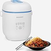 Amazon.com: Green Mini Rice Cooker Small 1 Cup-2 Cup Non-Stick Coated ...