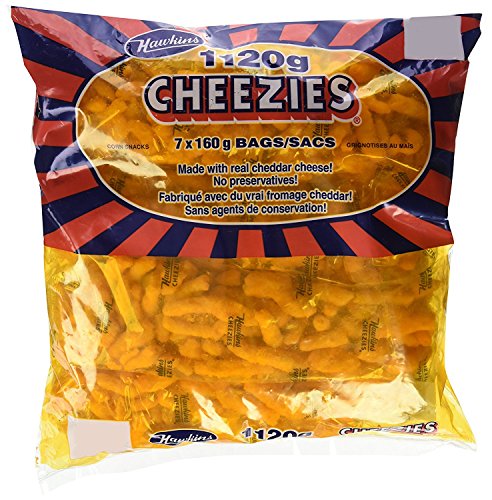 Hawkins Cheezies, 7 x 160g/5.6 oz., Bags {Imported from Canada} Food ...