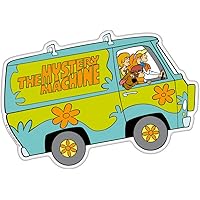 Amazon.com: Fan Emblems Mystery Machine Car Decal - Automotive Domed ...