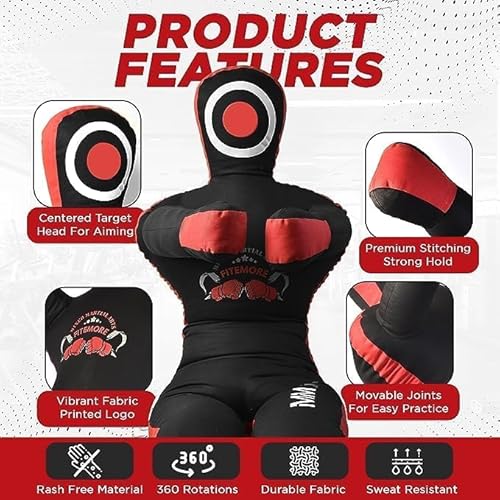 Buy Stylso Wrestling Dummy Grappling Dummies - Jiu Jitsu Dummy BJJ ...