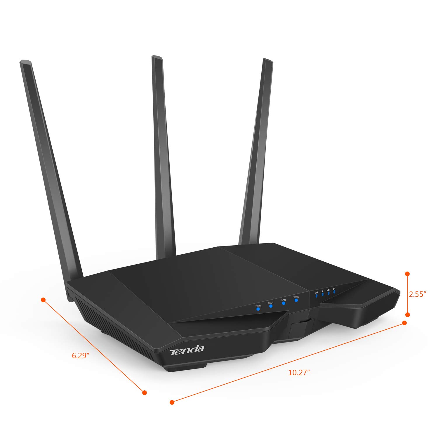 Tenda AC18 Wireless-AC1900 Dual Band Gigabit Router,1300Mbps At 5GHz ...