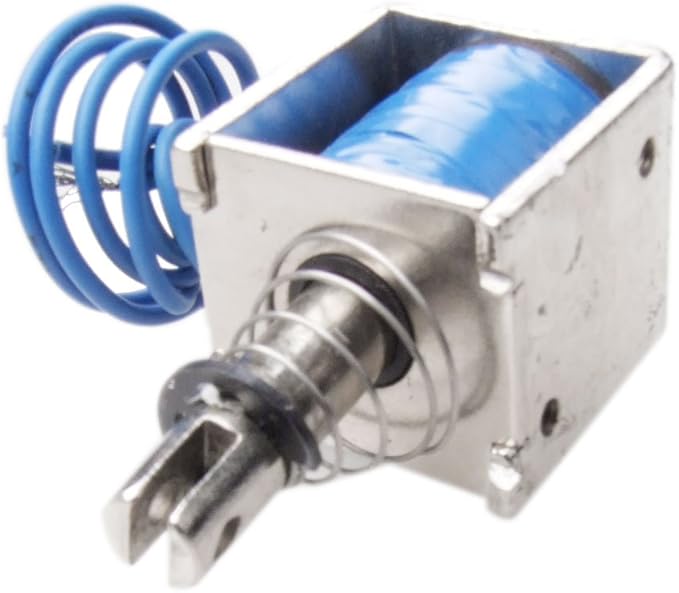 DC 12 V 2 A Pull Type linéaire électroaimant solénoïde 10 mm 20 N ...