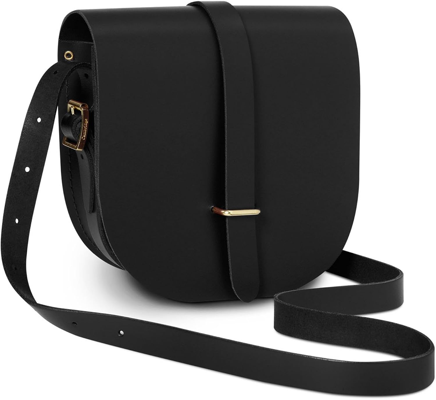 The Cambridge Satchel Company - Vintage Leather Cross Body Saddle Bag ...