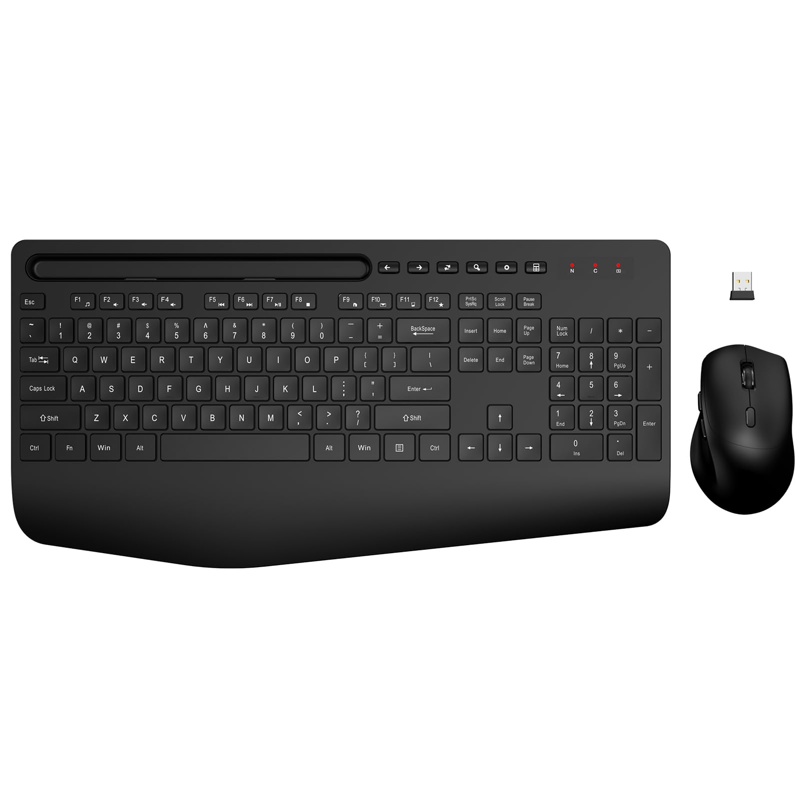Mua Wireless Keyboard And Mouse Combo Full Sized Ergonomic Keyboard