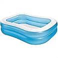Amazon.com: Intex 57180 Rectangular Swimming Pool, White Blue, 203 x ...