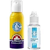 Amazon.com: Dr. Piercing Aftercare Spray - Saline Solution for ...