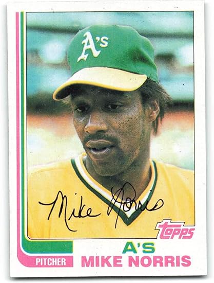 Amazon.com: 1982 Topps #370 Mike Norris Athletics: Collectibles & Fine Art