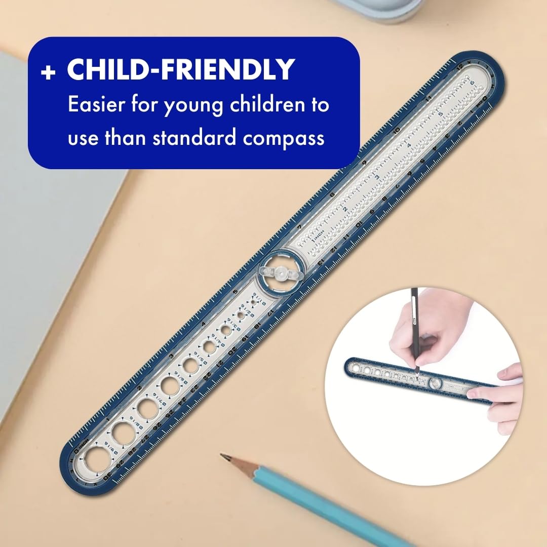 Mua Helix Circle Ruler with Integrated Circle Templates, 12 Inch / 30cm ...