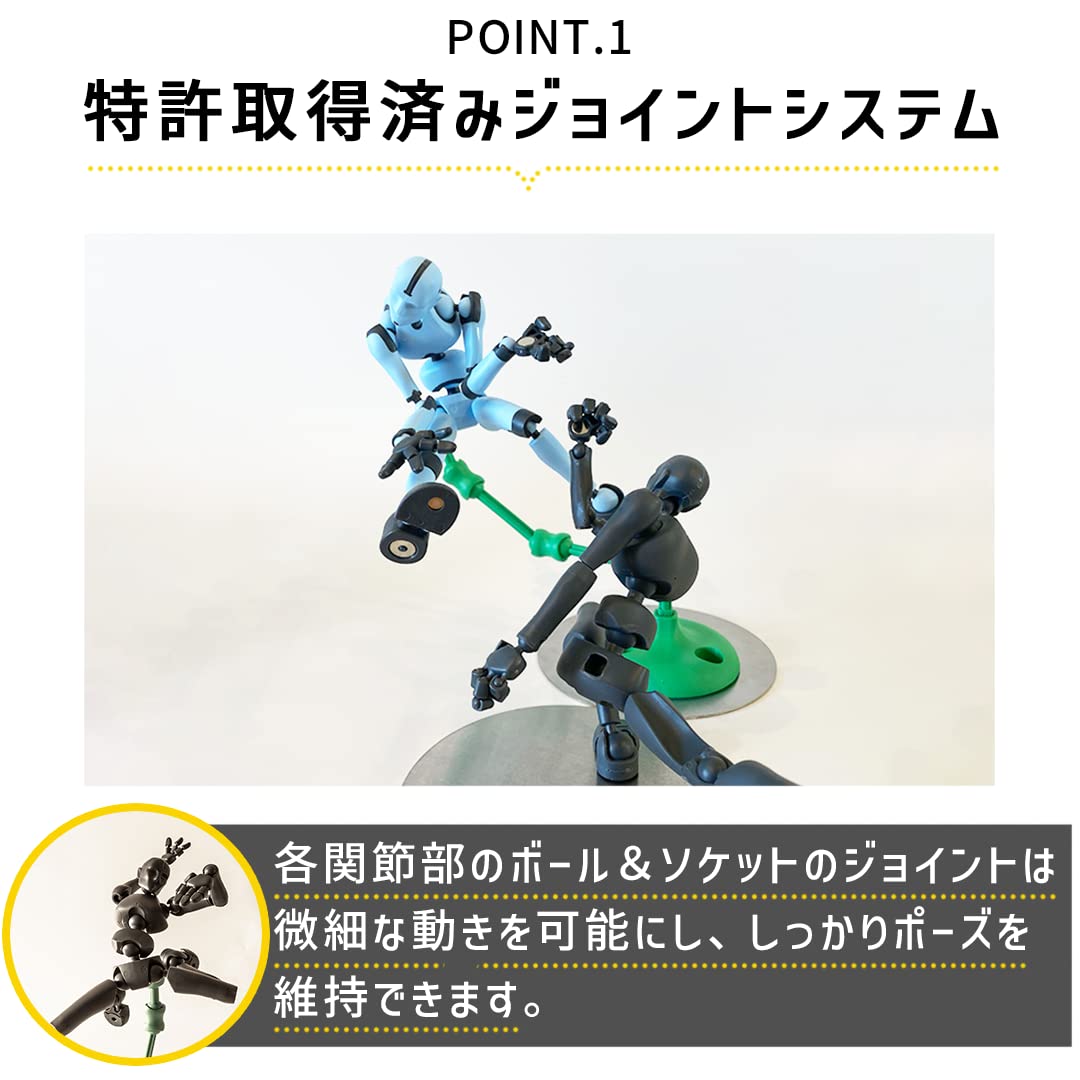 Mua Stickybones - Highly Poseable Art & Animation Figure, 8.5" Dark ...