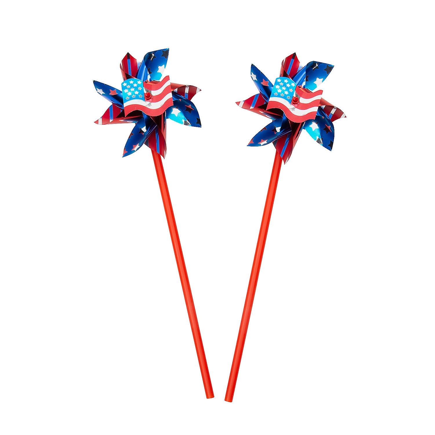 Fun Express Patriotic American Flag Pinwheels - 36 Pc on Galleon ...