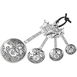 Amazon.com: Ganz Measuring Spoons Set - Friendship: Metal Measuring Cup ...