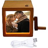 Amazon.com: ROSLILY Hand Crank Photo Album Personalized Picture Flip ...