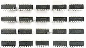 Amazon.com: Todiys New 20Pcs for CD4017 CD4017B HCF4017BE HEF4017BP TC4017BP DIP-16 CMOS Decade ...