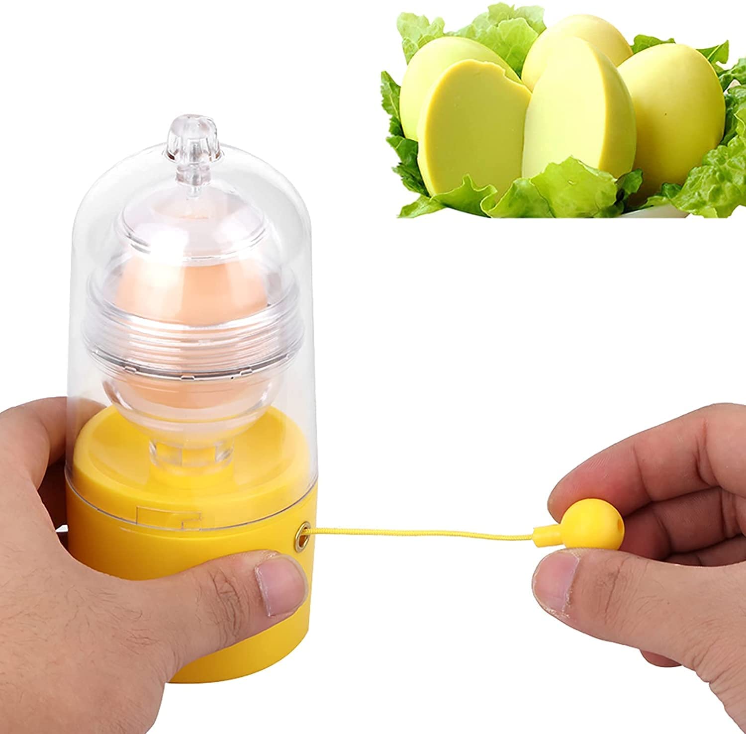 Manual Egg Shakers, Egg White and Yolk Spin Mixer Egg Scrambler for ...