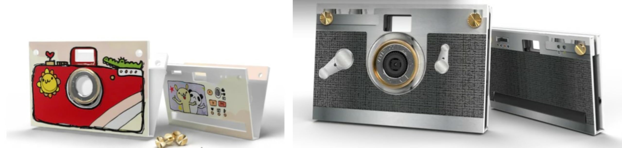 Paper Shoot Camera Accessory Bundle 2 - Hand Crank, Radical Six Prism ...