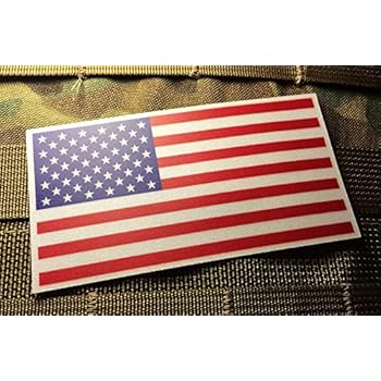Amazon.com: 2 pack - Color Us Made 3m Reflective American Us Patriotic ...