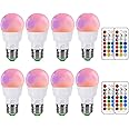 ILC RGB LED Light Bulb, Color Changing 40W Equivalent, Daylight White ...