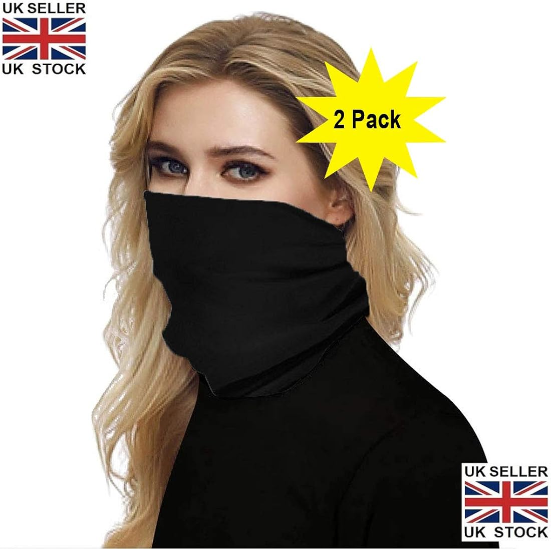 Apley 2 Pack – Multi-Use Social Distancing Face Cover & Neck Bandana ...
