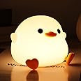 Amazon.com: Daixinde Duck Night Light, Cute Duck Light, Rechargeable ...