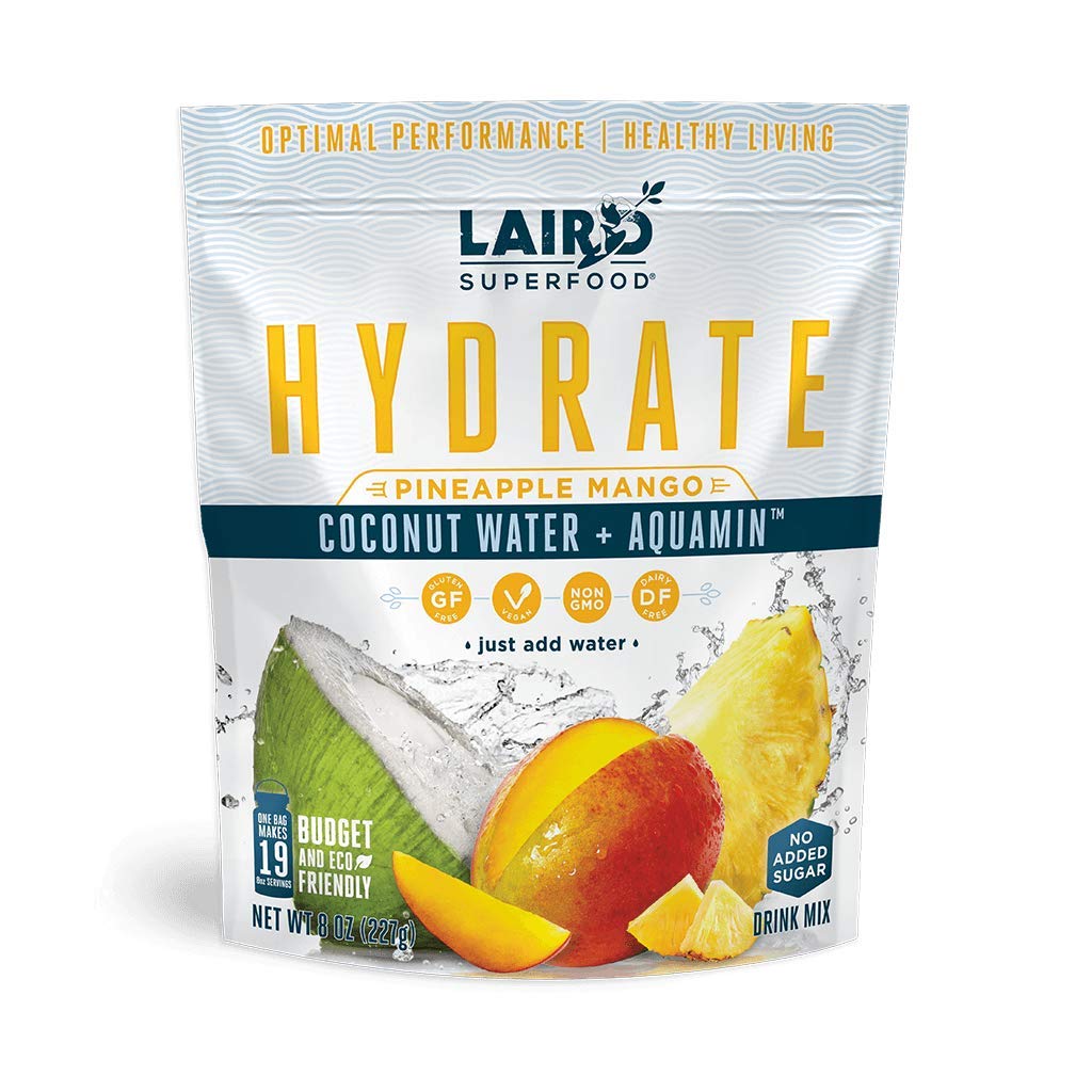 Laird SuperFood Hydrate Drink Pineapple Mango - Electrolyte Powder ...