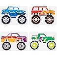 Amazon.com: FINGERINSPIRE 12 Pcs Construction Vehicle Stencils 7.9x7.9 ...