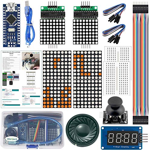 ideaspark Arduino Kits Game for Tetris and Snake with Arduino Nano V3.0 ...