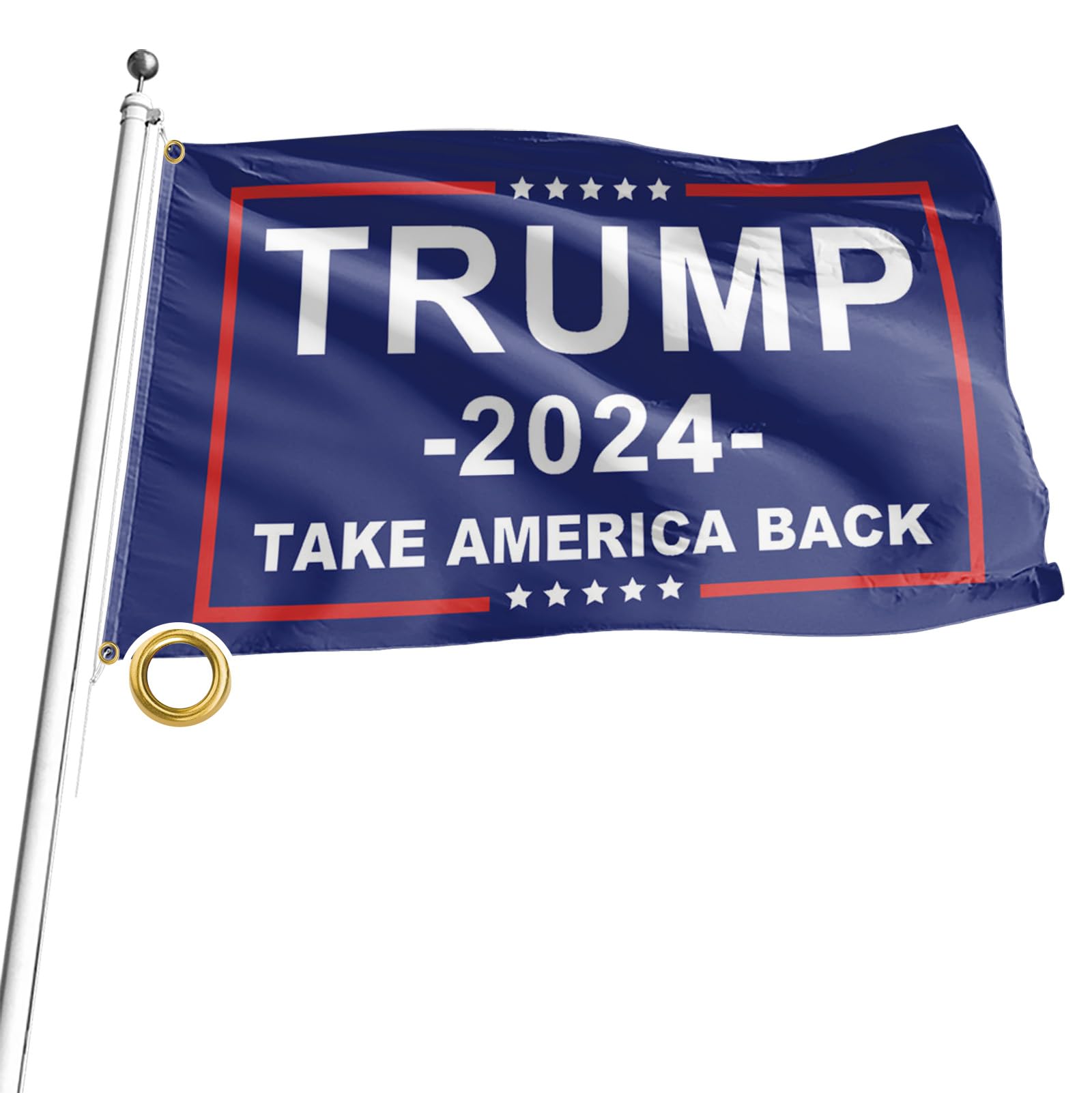 Trump 2024 Flag, 3 x 5 Ft Trump Flags Take American Back Banner, 100% ...