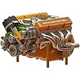 Amazon.com: FunXylophy Mini V8 Engine Model Kit, 1: 6 Water-Cooled OHV ...