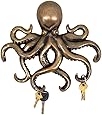 Amazon.com: Decorative Octopus Bronze Finish Key Holder Wall Decor, 11 ...