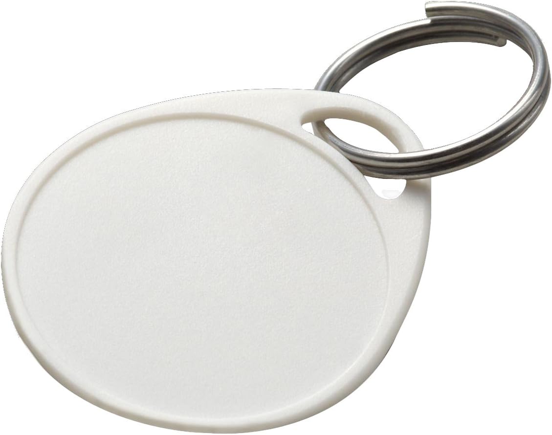 Lucky Line Round Label-It Plastic Tags - One Hole Without Labels, White ...