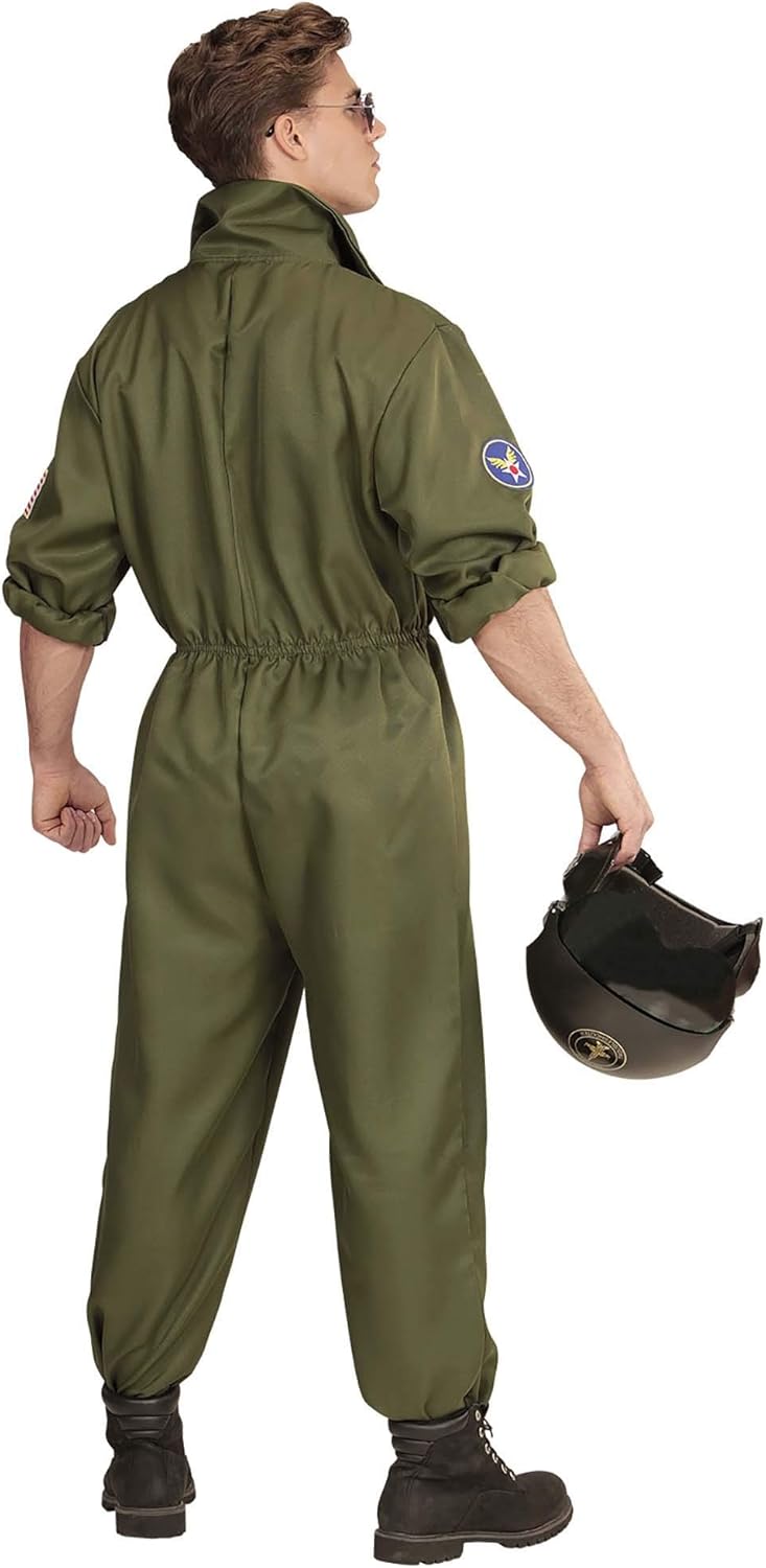 FIGHTER JET PILOT MAN LARGE FOR FANCY DRESS COSTUME – BigaMart