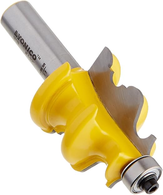Yonico 16133 1-1/2-Inch Architectural Molding Router Bit 1/2-Inch Shank ...