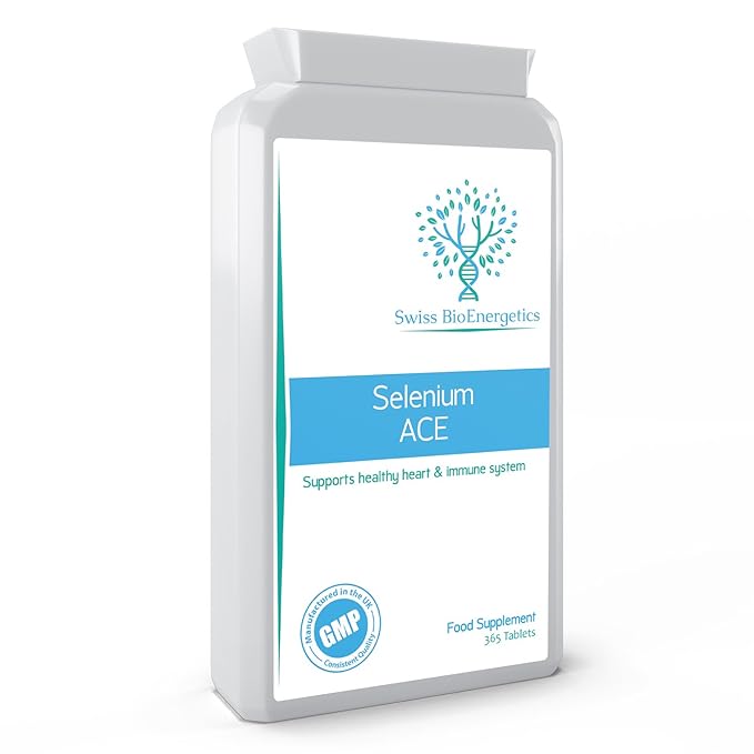 Selenium ACE 50mcg 365 Tablets - 1 Year Supply of Balanced Formula ...