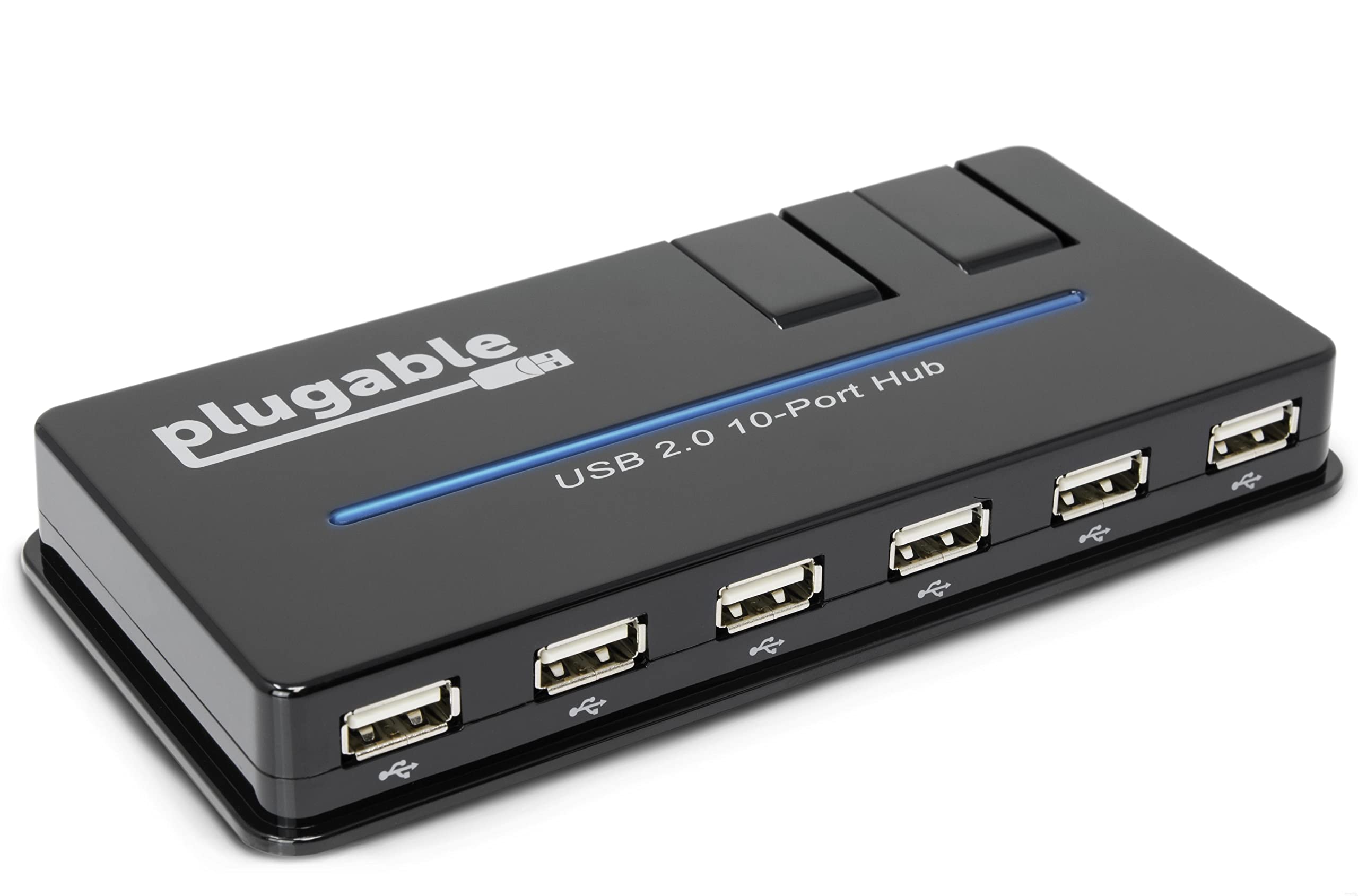 Mua Plugable USB Hub, 10 Port - USB 2.0 with 20W Power Adapter, Two ...