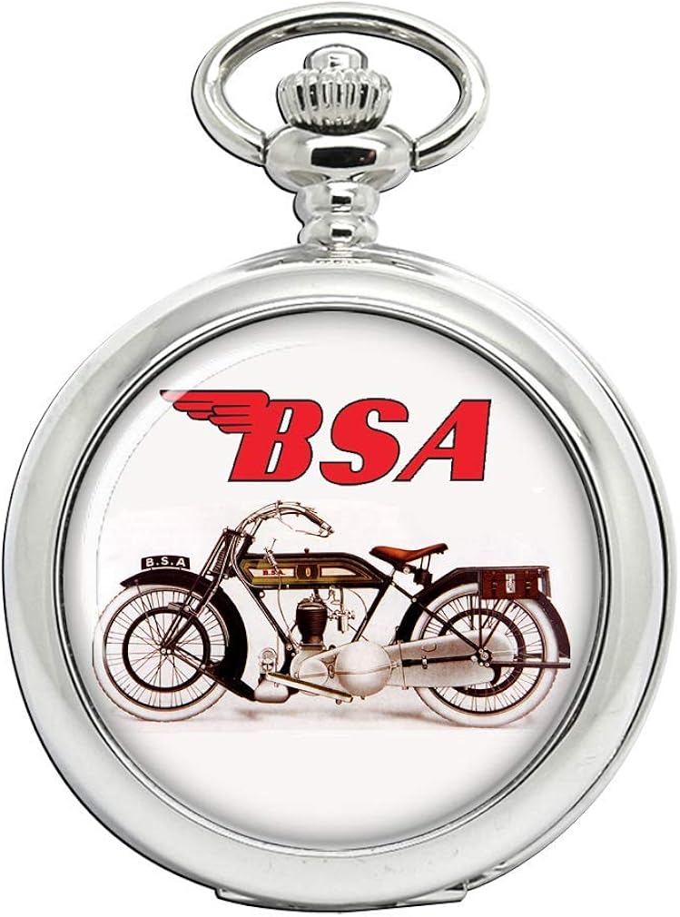BSA Model L 1923 Motorcycle Full Hunter Pocket Watch : Amazon.co.uk ...
