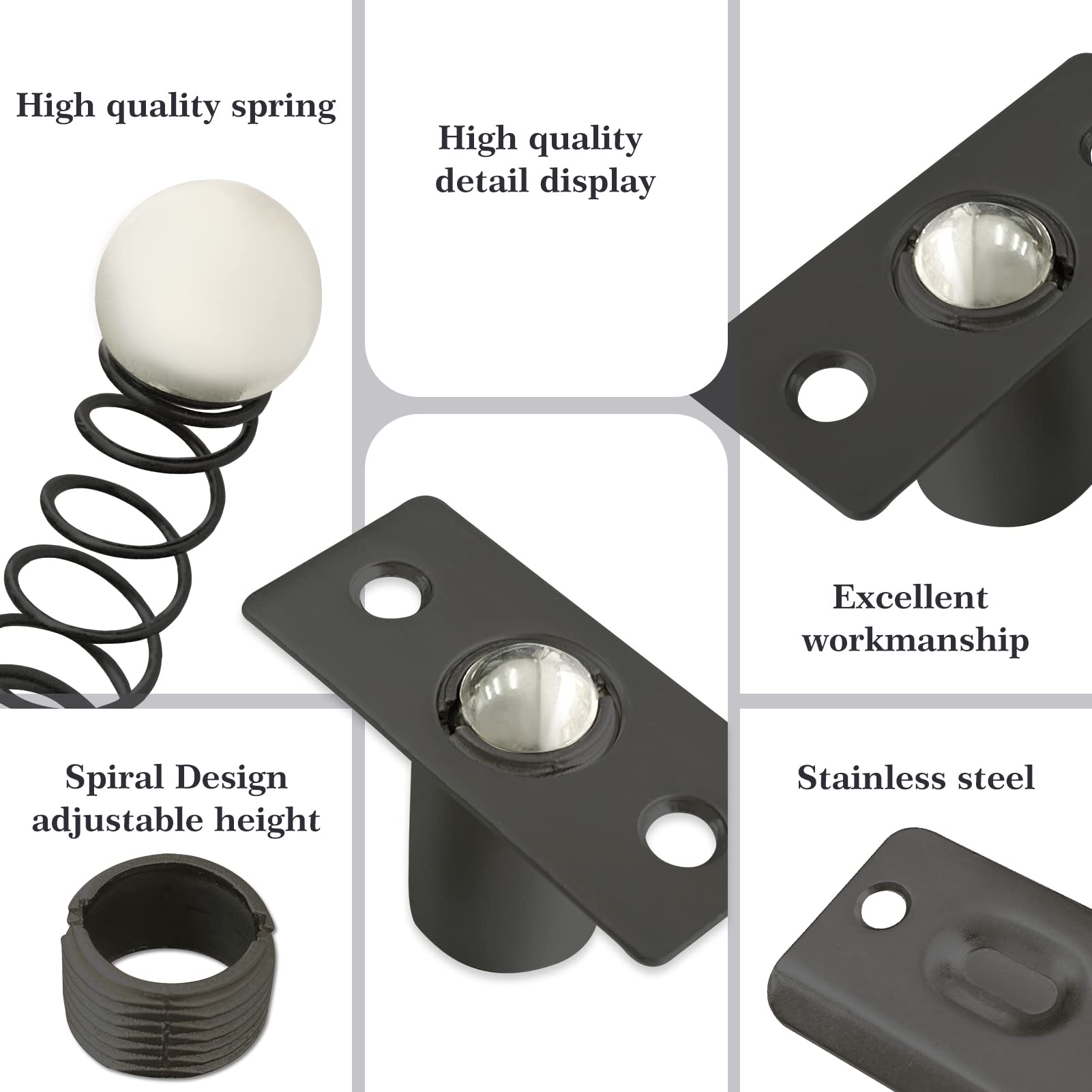 Mua DonYoung 2 Pack Adjustable Ball Catch with Strike Plate, Drive in ...