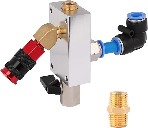 Hromee Compressed Air Outlet Kit with 1/2-Inch Tubing System and 1/4 ...