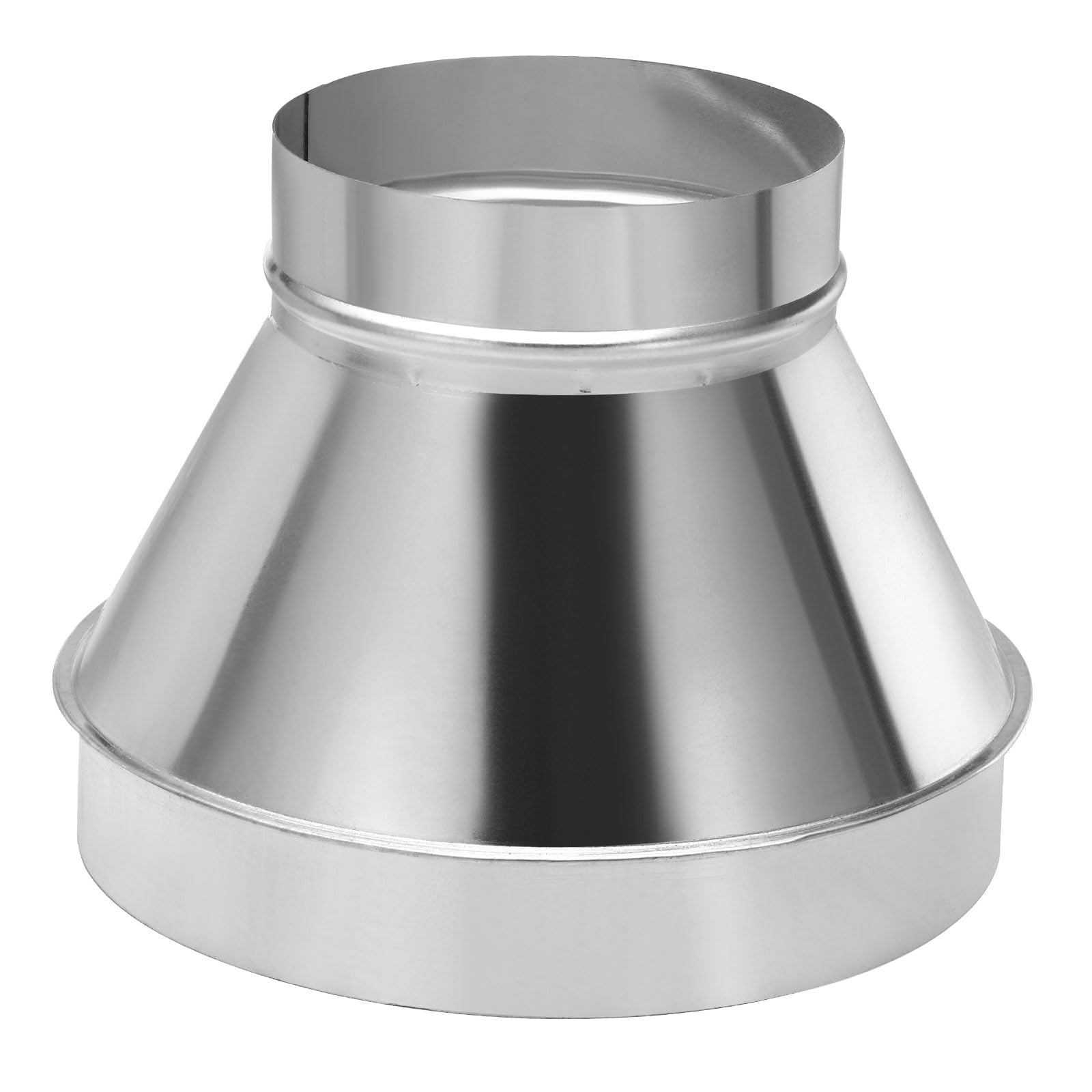 PATIKIL 10 Inch to 6 Inch Round Duct Reducer Increaser Connector ...