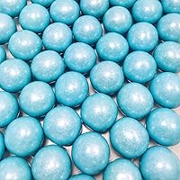 Amazon.com : Large 1" Shimmer Light Blue Gumballs - 2 Pound Bag ...
