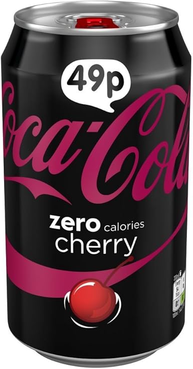 ( 24 Pack ) Coke Zero Cherry - 330ml: Amazon.co.uk: Grocery