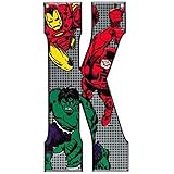 Amazon.com: Superhero Letter Metal Wall Decor Marvel and DC Comic ...