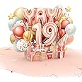 Amazon.com : Liif Happy 19th Birthday Card For Girl, Her, Daughter ...