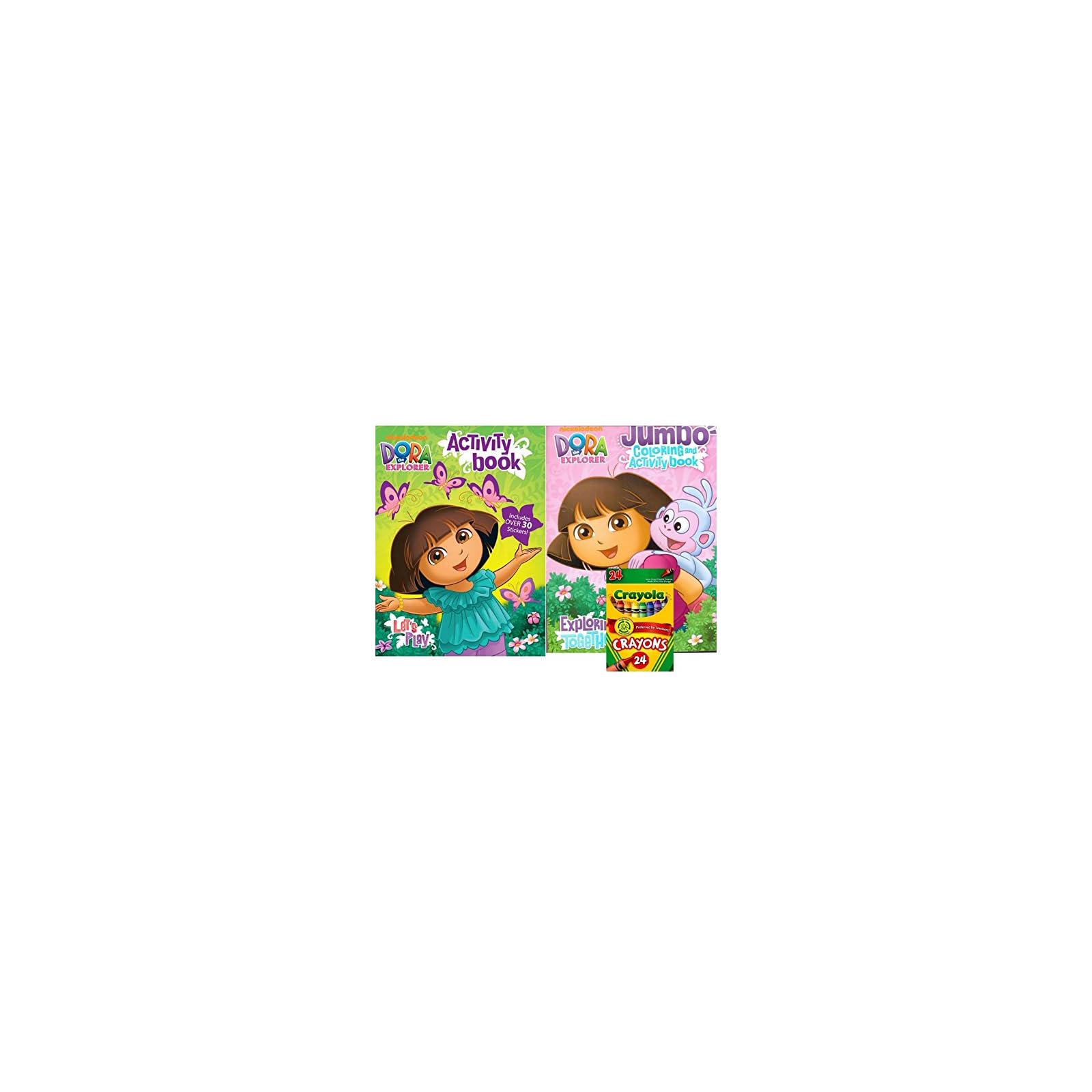 Dora the Explorer Jumbo Coloring and Activity Book with 64 Pages Plus ...