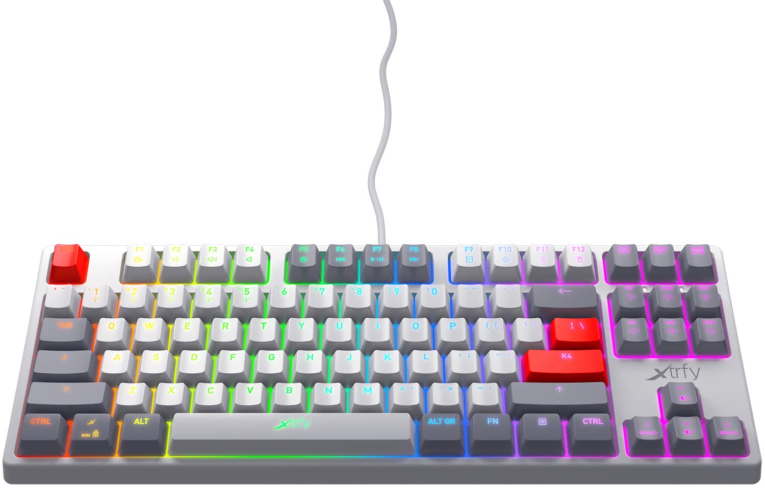 Mua Xtrfy K4 RGB Tenkeyless Retro Edition, Mechanical Gaming Keyboard ...