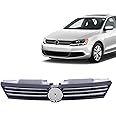 Amazon.com: JustDrivably Front Grille Grill Assembly With Chrome Shell ...