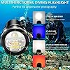 Wurkkos DL07 Dive Light 3000LM,100M Dive Flashlight 90CRI Scuba Dive ...