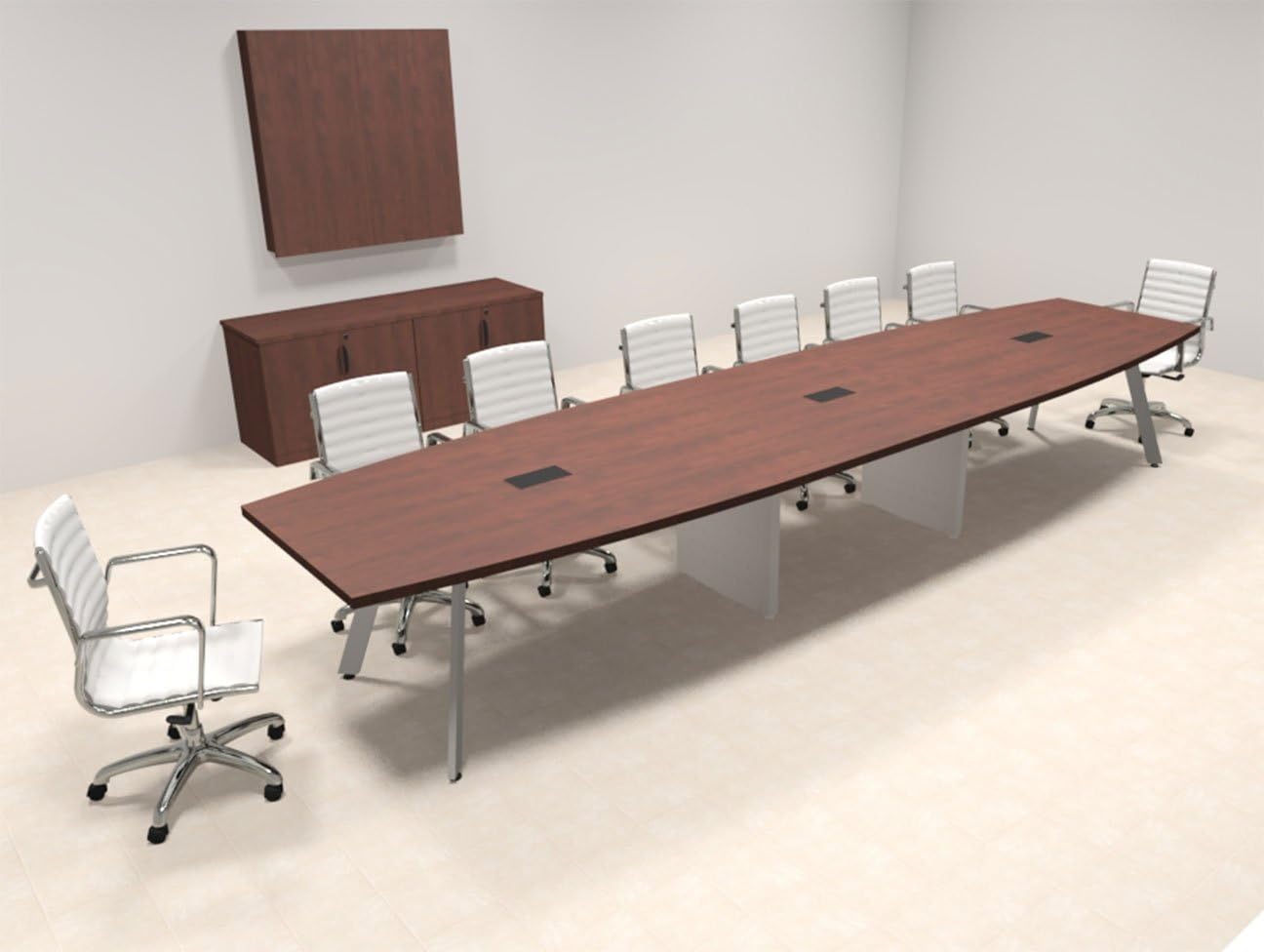 Amazon.com : Modern Boat Shaped 16' Feet Conference Table, OF-CON-CV32 ...