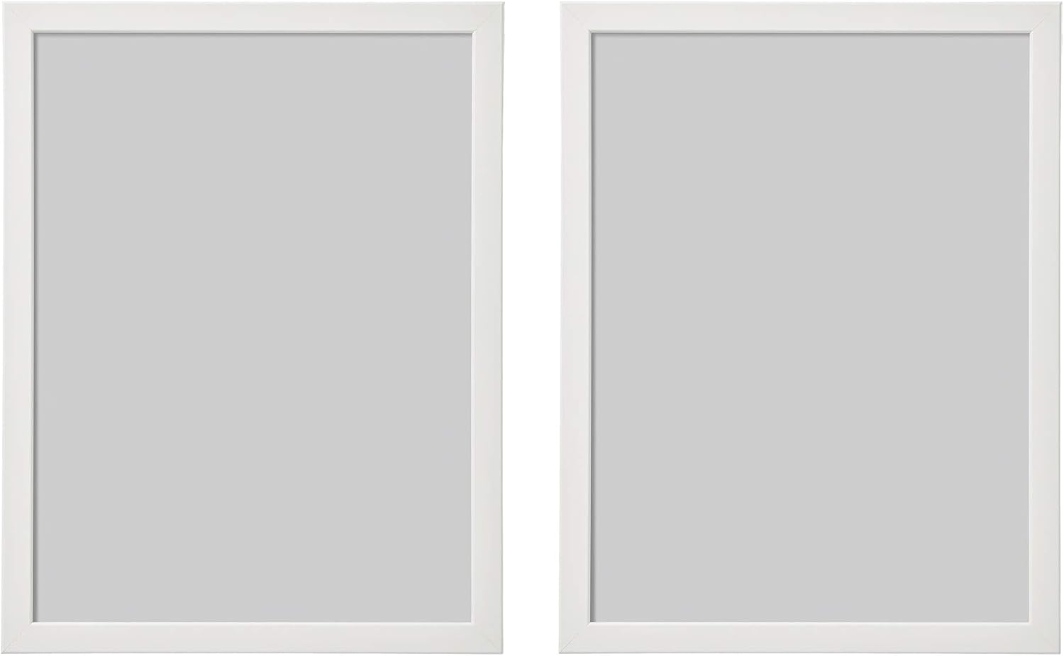 Ikea FISKBO White 30x40cm Photo Frame - Set of 2: Amazon.co.uk: Kitchen ...