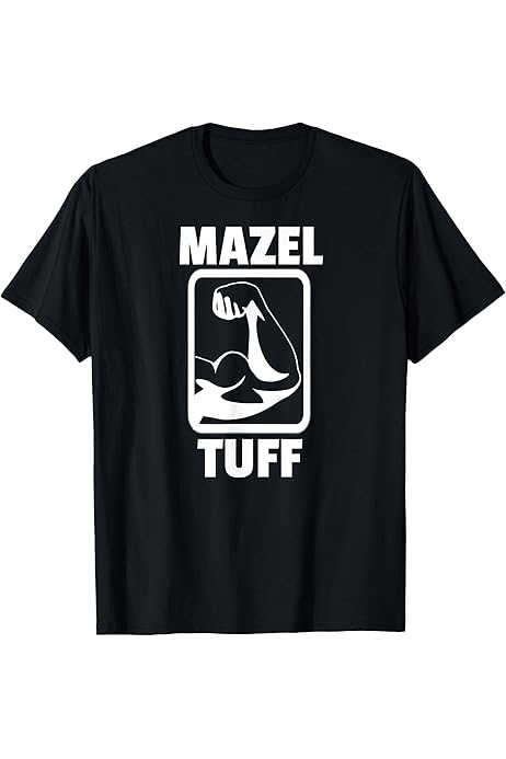 Jewish Workout Shirts Mazel Tuff Funny Jewish Workout T Shirt